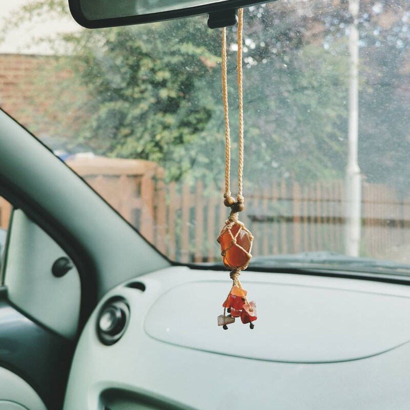 Crystal Car Charm - Etsy