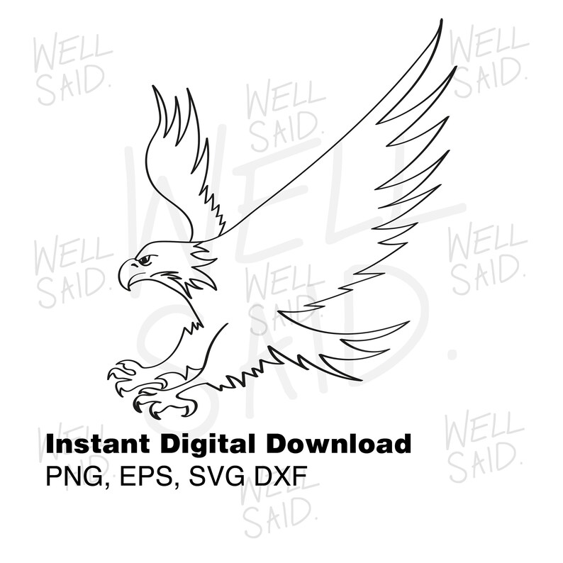 Eagle Svg File SVG Animal Designs Files for Cricut - Etsy