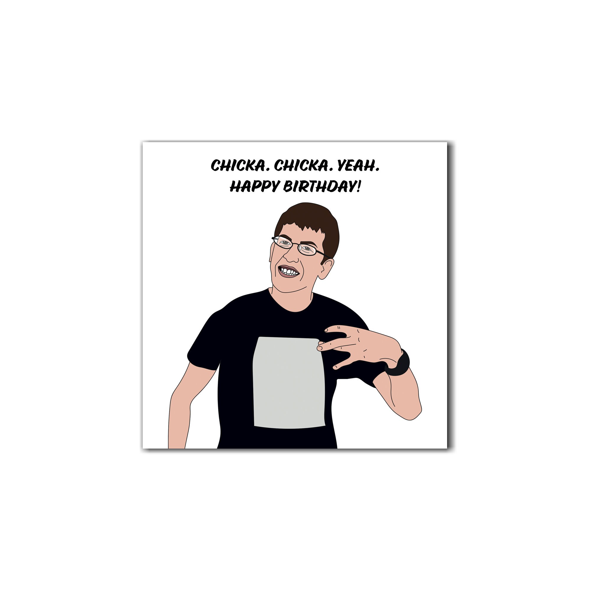 Chicka Chicka Yeah Birthday Card, Funny Birthday Card for Him - Etsy