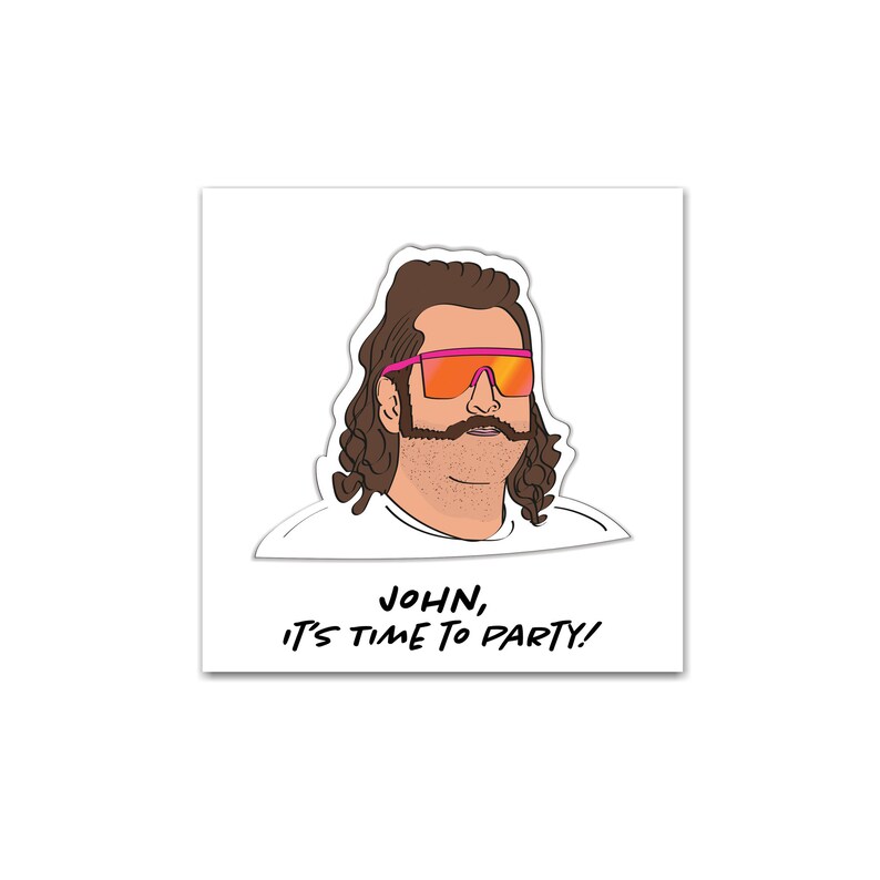 Mullet Birthday Card Time to Party Card Personalised - Etsy