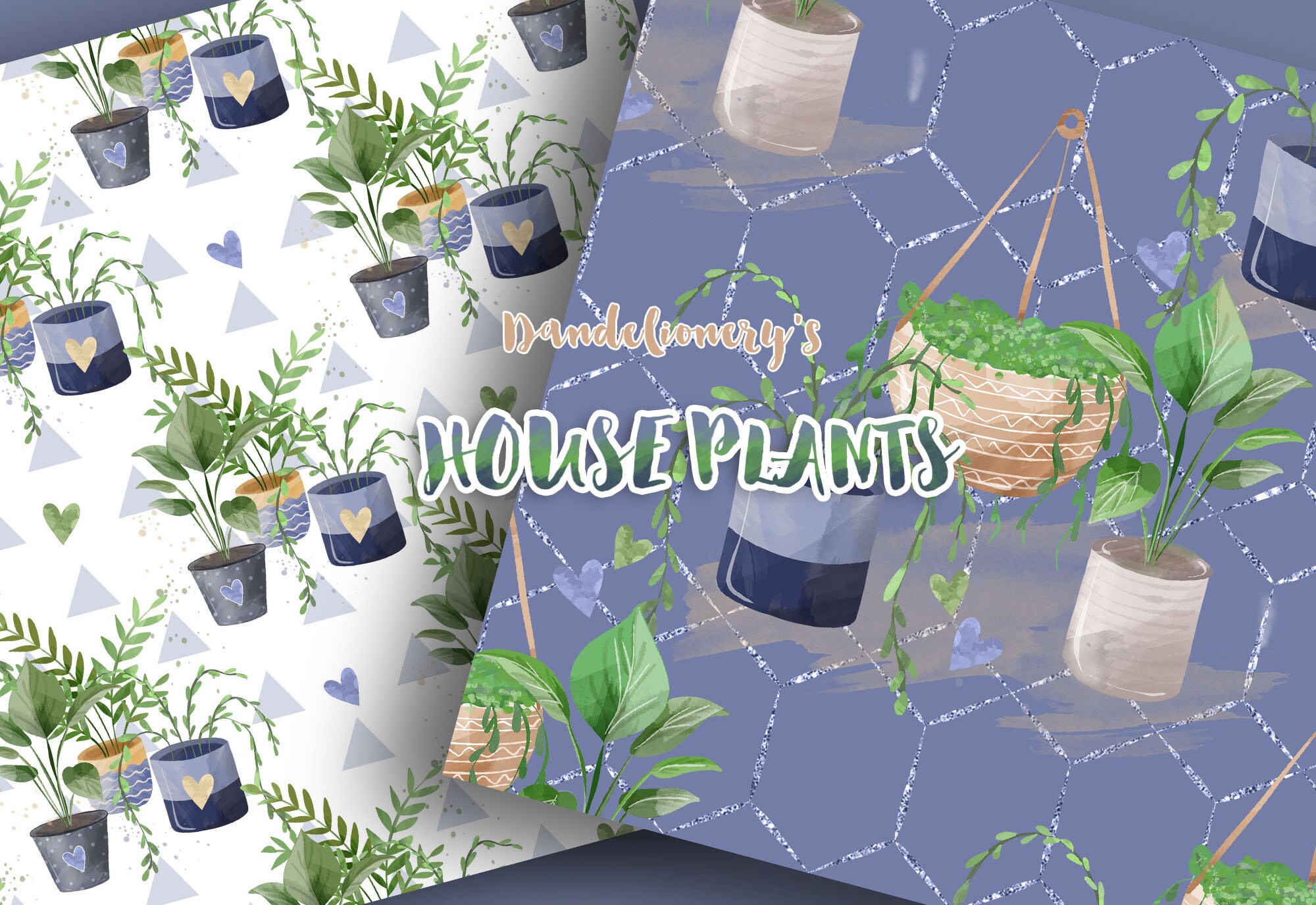 Paper Snake Plant Gardening Download Philodendron heart Watercolor ...