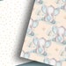 Watercolor Baby Elephant Digital Paper Pack Boy, Rainbows Digital Paper ...