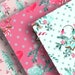 Peppermint Christmas Digital Paper Pack, Cute, Poinsettia, Christmas ...