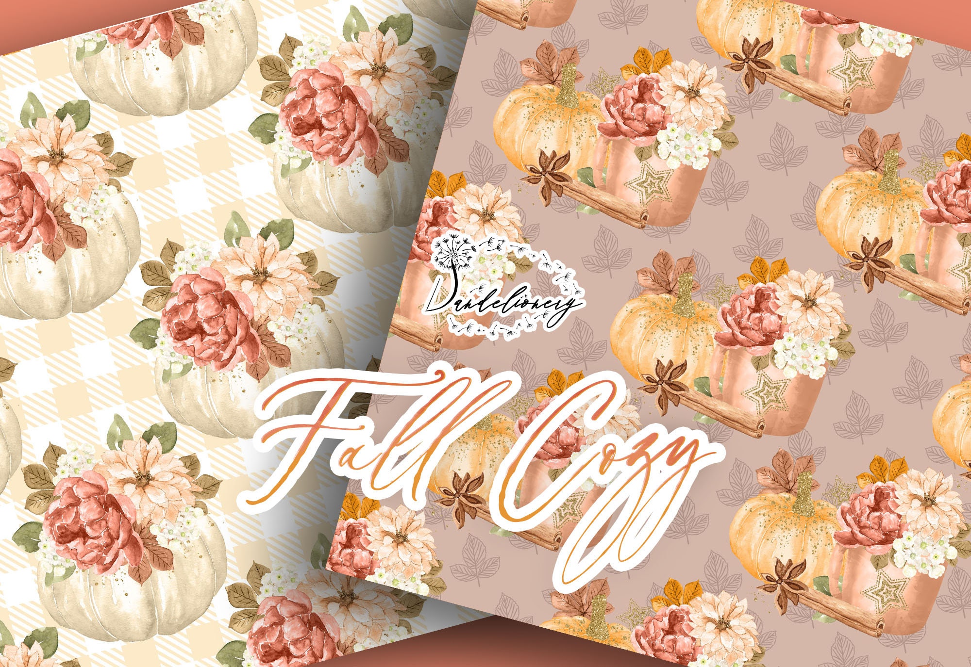Fall Cozy Digital Design Thanksgiving Stickers Autumn Fall - Etsy