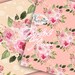 Watercolor English Roses Digital Paper Pack, Garden, Flower Pattern ...