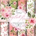 Watercolor English Roses Digital Paper Pack, Garden, Flower Pattern ...