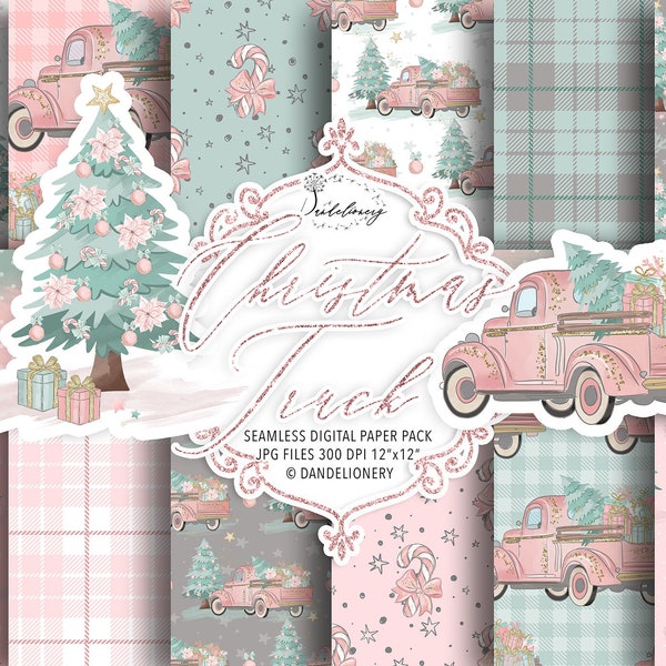 Pink Digital Paper - Etsy