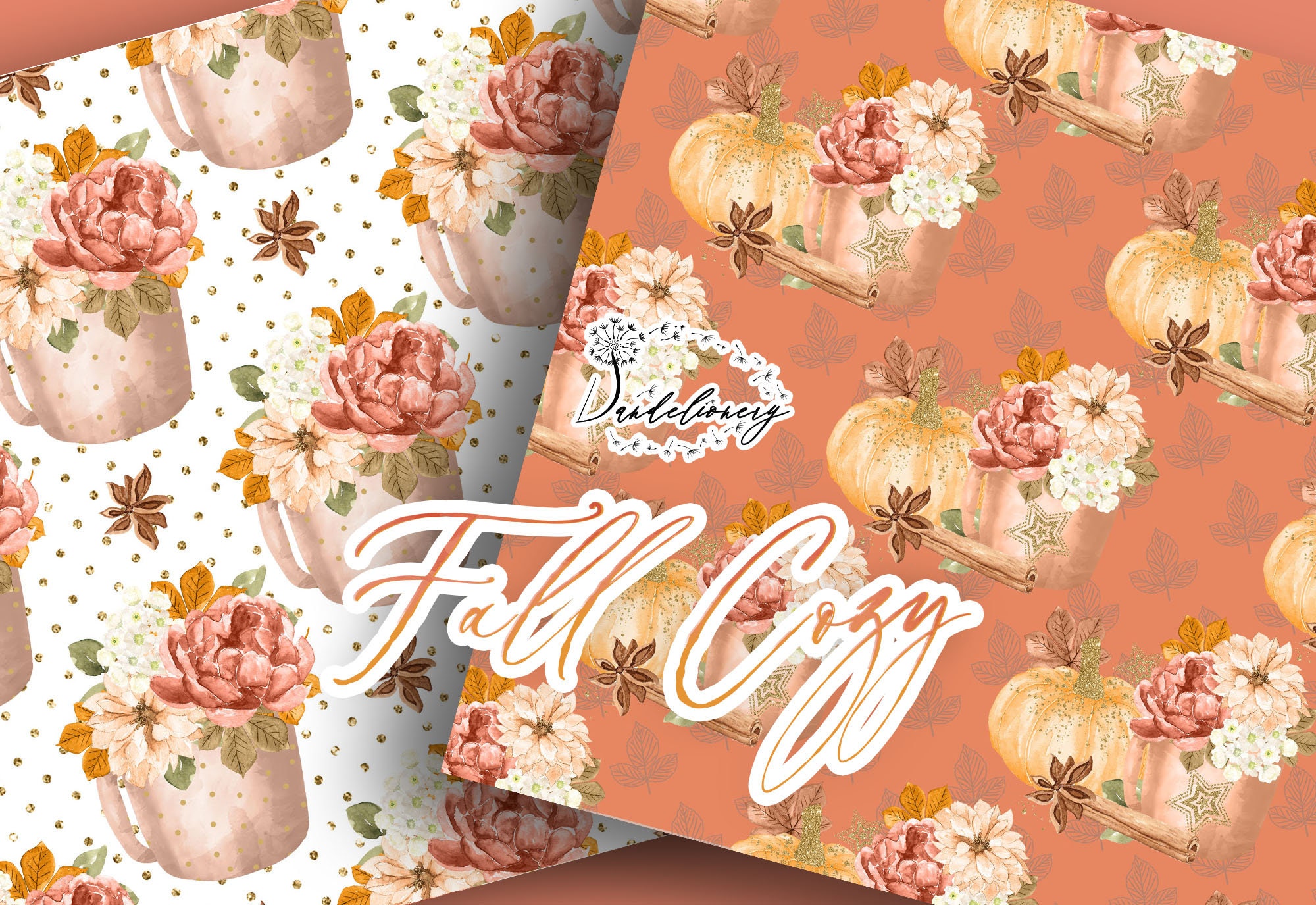 Fall Cozy Digital Design Thanksgiving Stickers Autumn Fall - Etsy