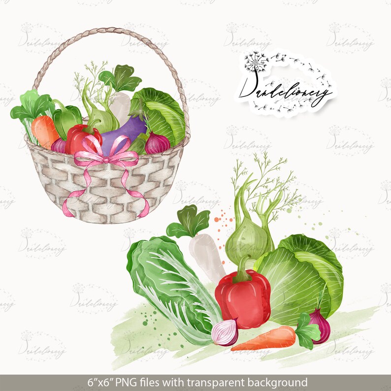Watercolor Vegetables Clipart Healthy Food Download Onion - Etsy