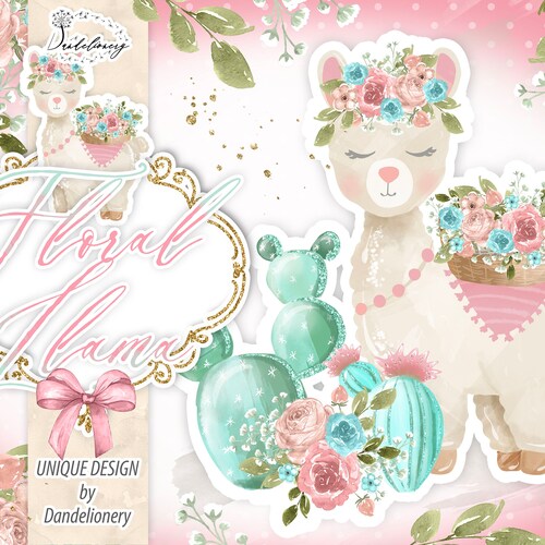 Watercolor Llamas Clipart Llama Download Instant Download - Etsy