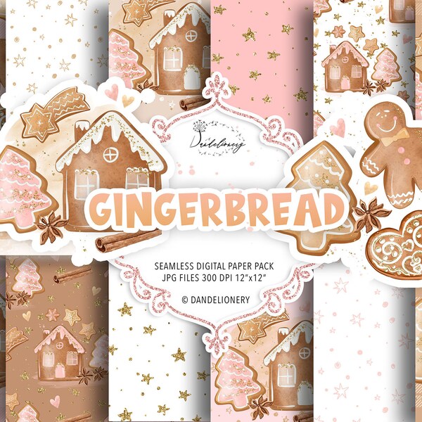 Pink Gingerbread Wallpaper - Etsy