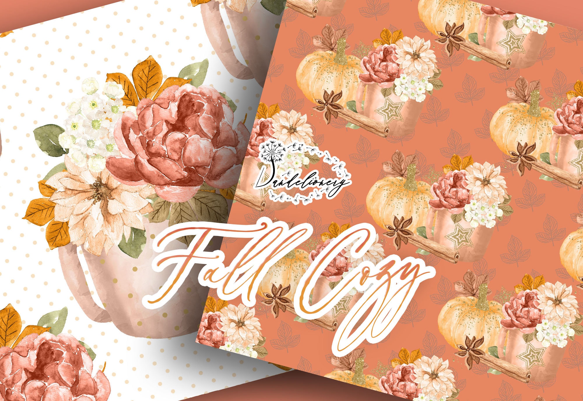 Fall Cozy Digital Design Thanksgiving Stickers Autumn Fall - Etsy