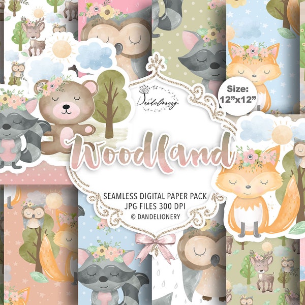 Woodland Paper - Etsy