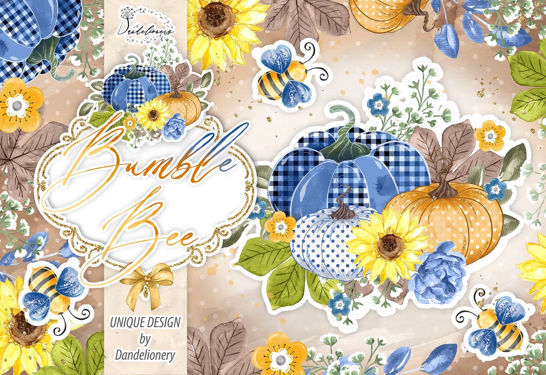 Fall Pumpkin III. Digital Design, Thanksgiving Stickers, Autumn, Fall ...