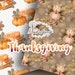 Watercolor Thanksgiving Digital Paper Pack, Autumn Leaves, Thanksgiving ...
