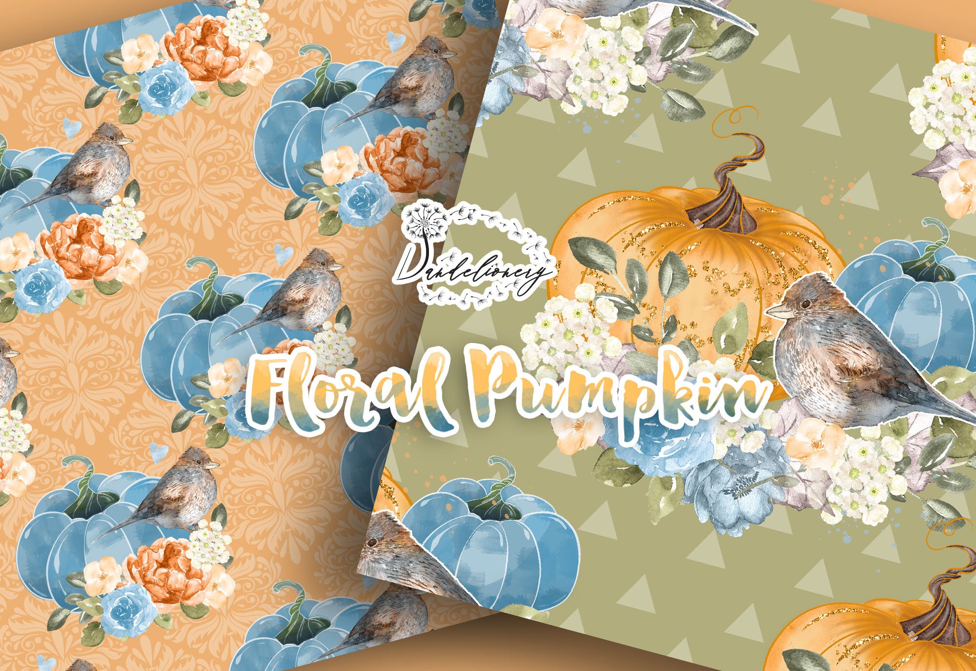 Fall Pumpkin VI. Digital Paper Pack Thanksgiving Stickers - Etsy