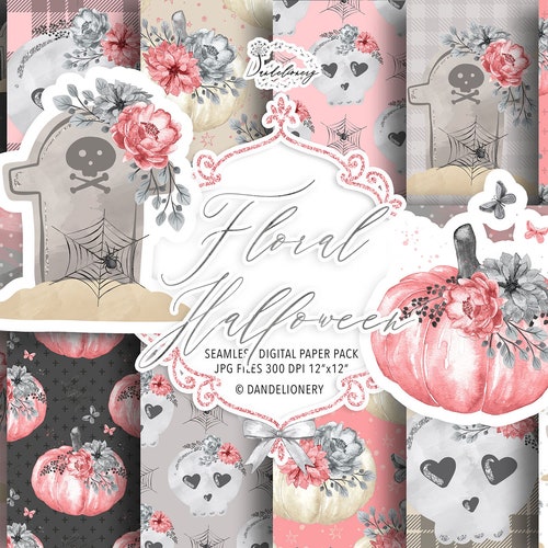 Happy Halloween Printable Digital Paper Pack - Etsy