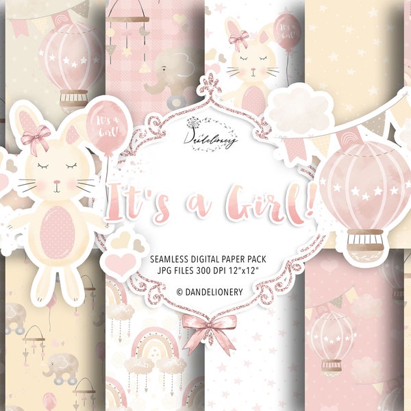 Baby Digital Paper - Etsy