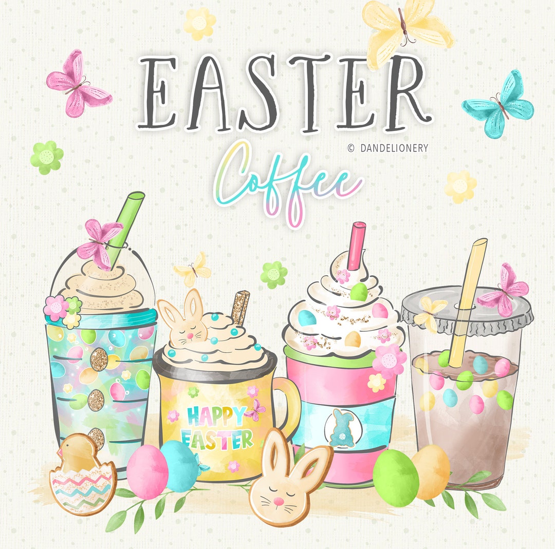 Easter Coffee Design, Easter Coffee Lover PNG, Coffee, Happy Easter ...