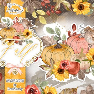 Fall Pumpkin Design, Thanksgiving Stickers, Autumn, Fall, Clip Art ...