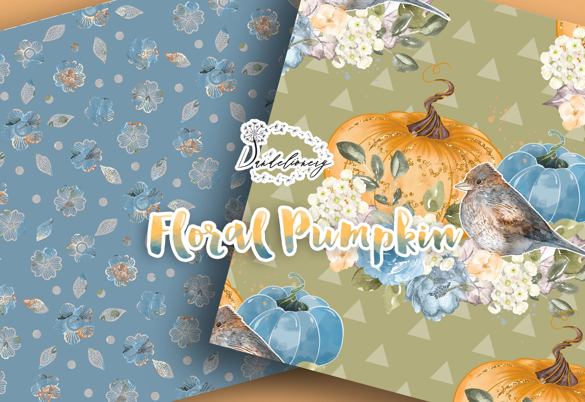 Fall Pumpkin VI. Digital Paper Pack Thanksgiving Stickers - Etsy