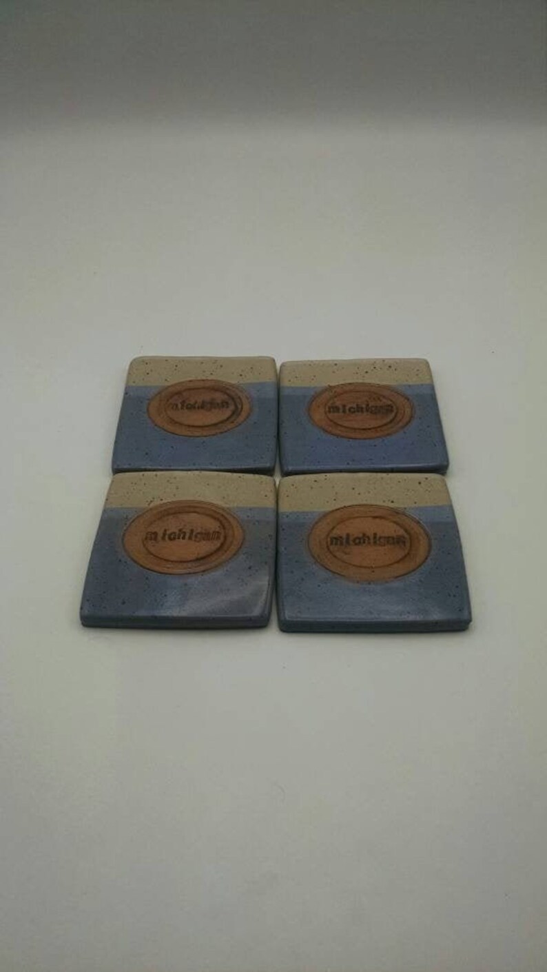 Michigan Coasters - Set of 4 - Etsy