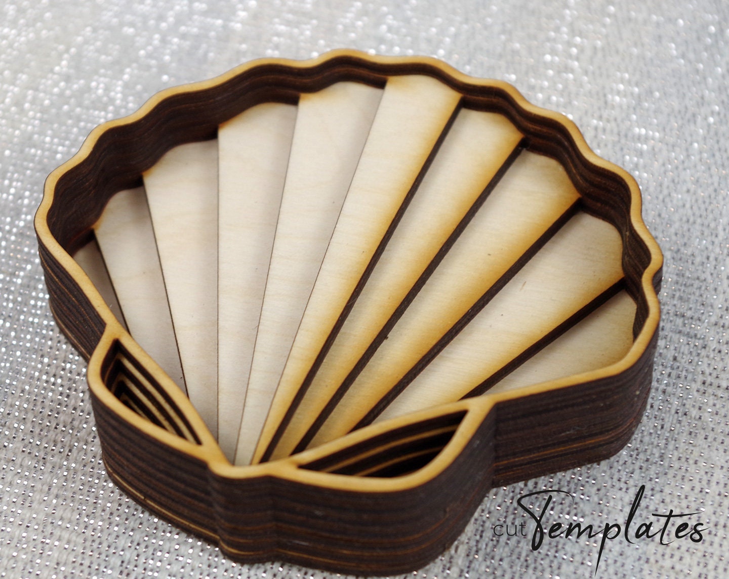 Laser Cut Multilayer Mandala Beautiful Seashell CNC Vectors | Etsy