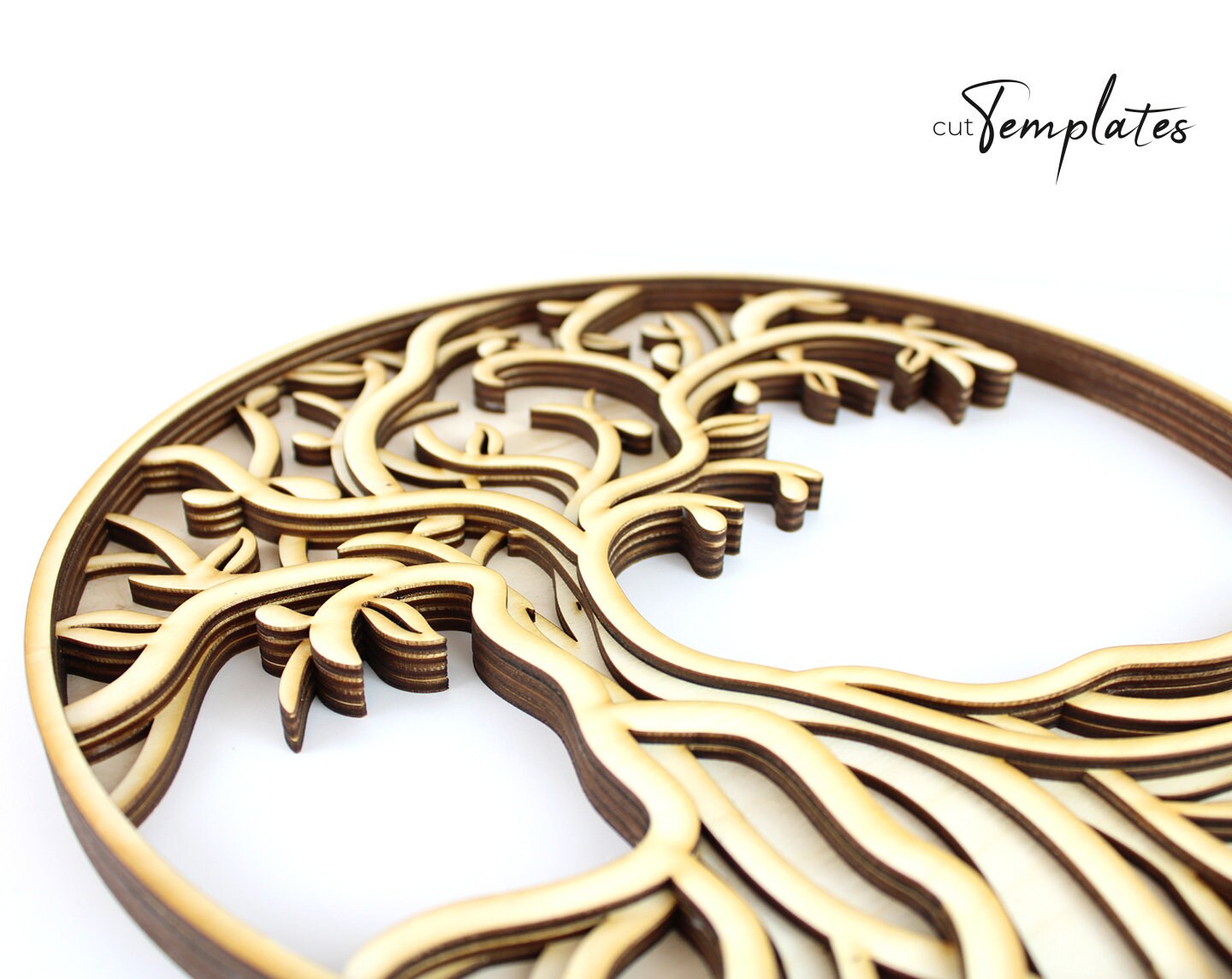 Laser Cutting Multilayer Tree of Life Vector Plans. Cut | Etsy