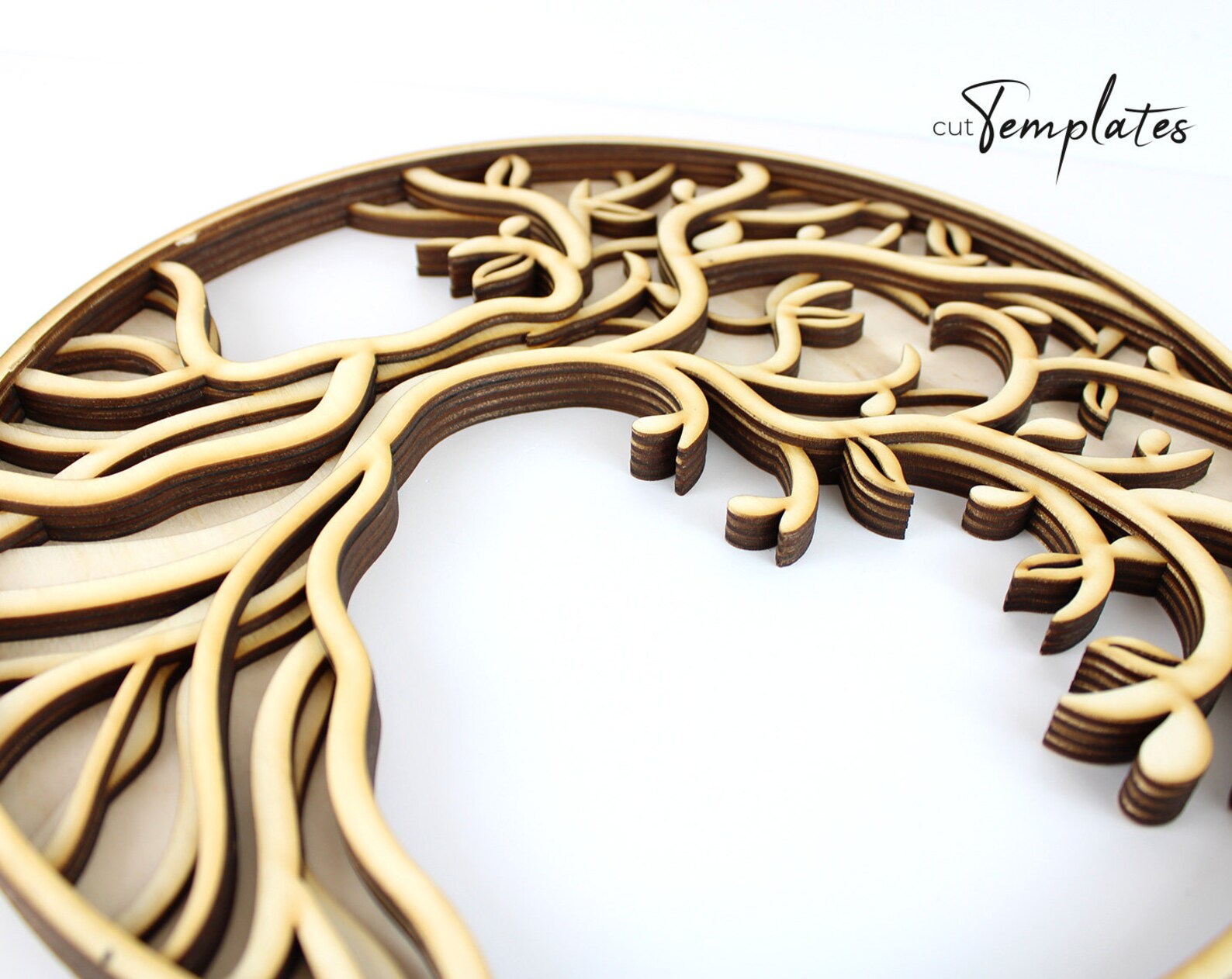 Laser Cutting Multilayer Tree of Life Vector Plans. Cut | Etsy