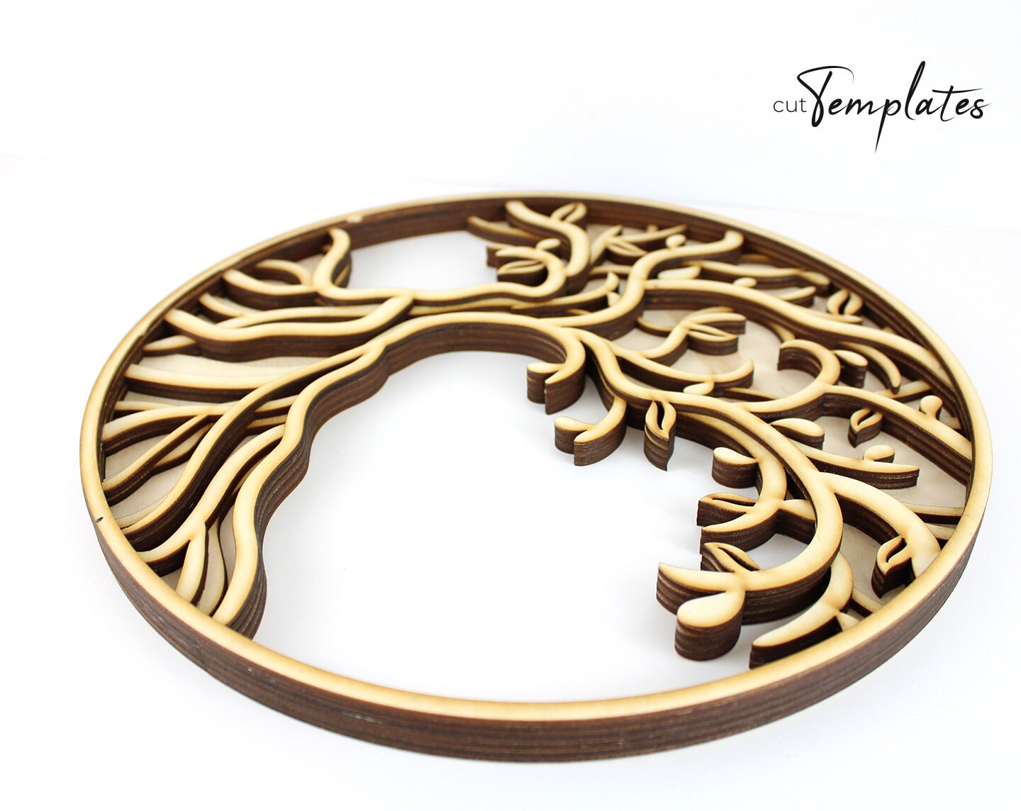 Laser Cutting Multilayer Tree of Life Vector Plans. Cut | Etsy