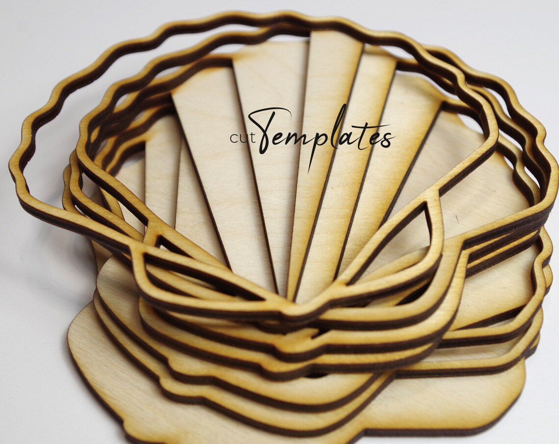 Laser Cut Multilayer Mandala Beautiful Seashell CNC Vectors | Etsy