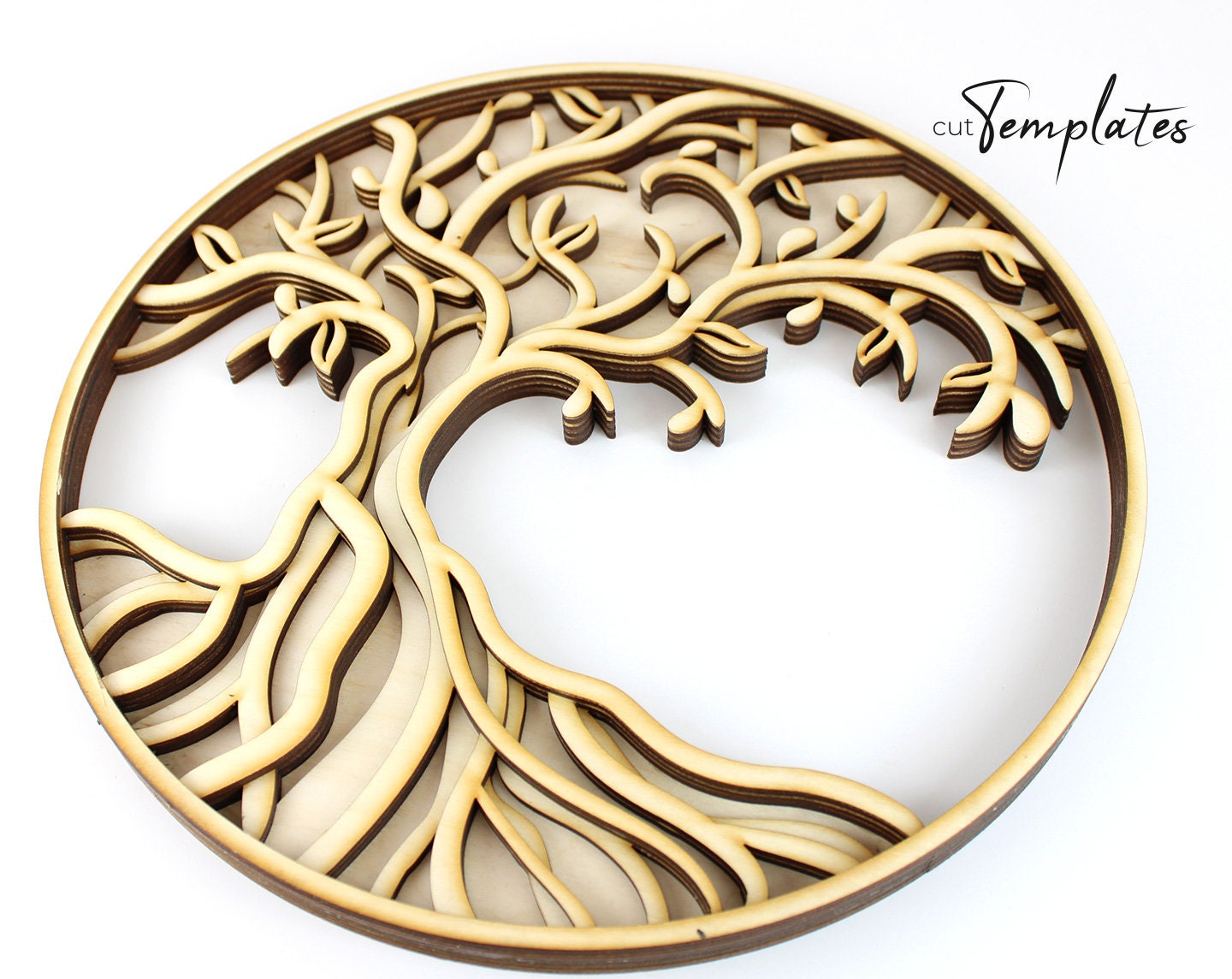 Laser Cutting Multilayer Tree of Life Vector Plans. Cut | Etsy