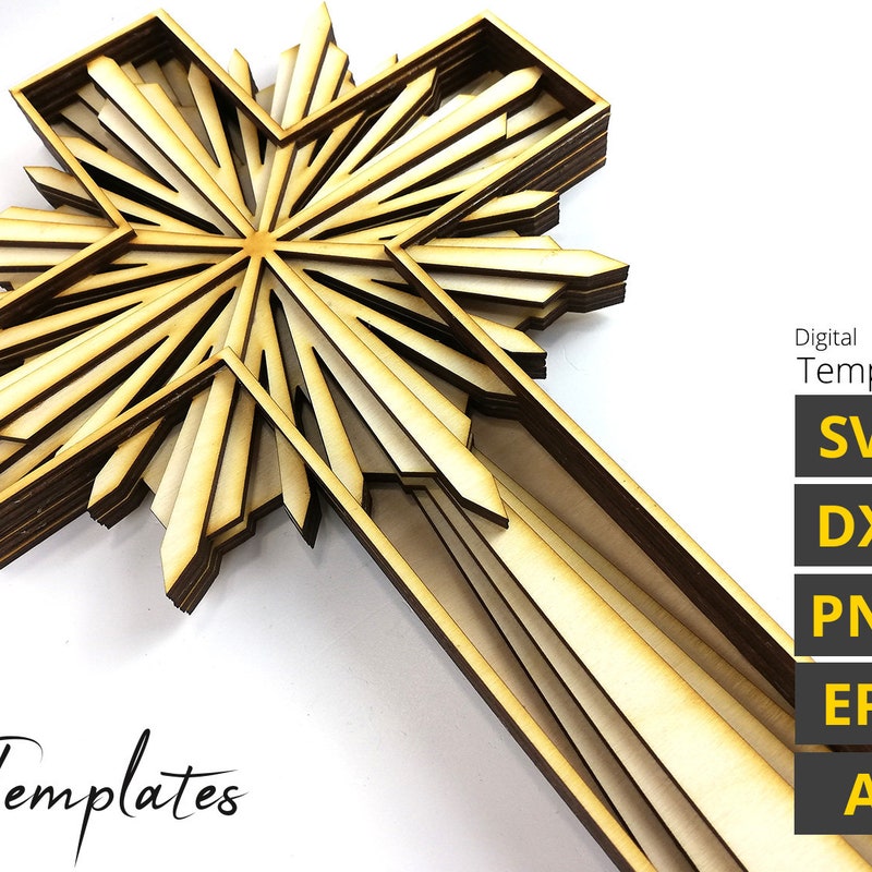 Laser Cut Cross - Etsy