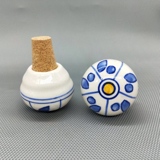 Specially Picked Hand Painted Ceramic Bottle Stoppers / | Etsy