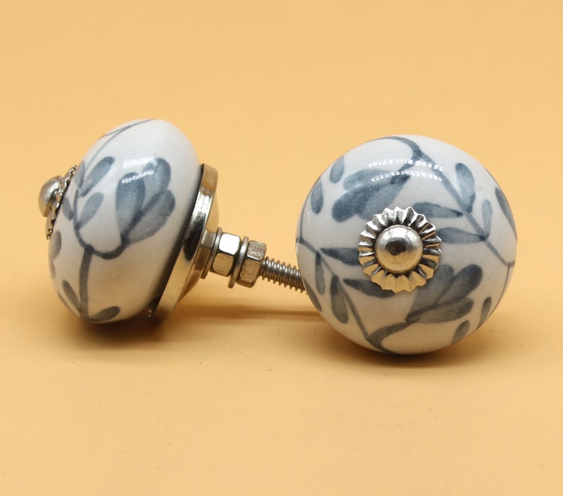 Brilliantly Hand Painted Ceramic Knobs / Ceramic Drawer Pulls - Etsy