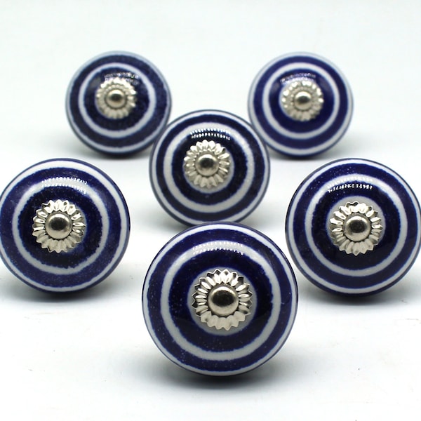 Blue Cabinet Knobs - Etsy