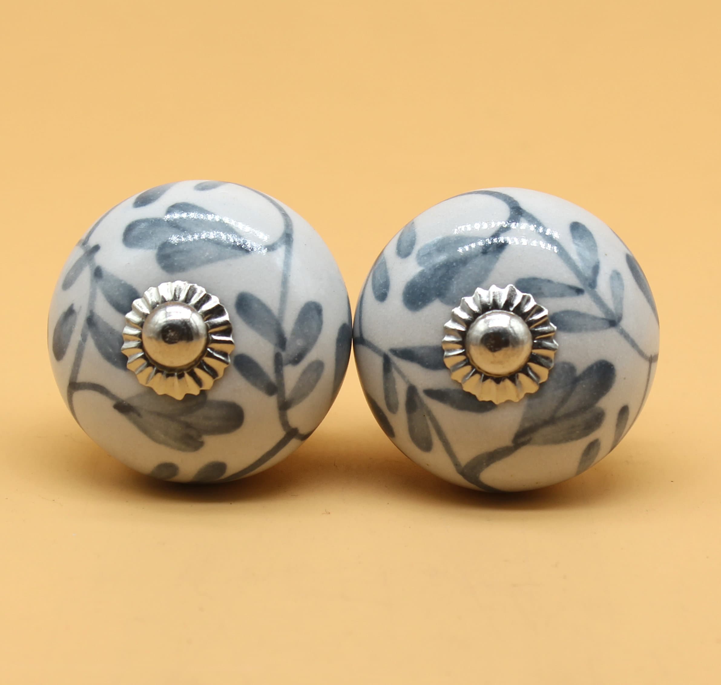 Brilliantly Hand Painted Ceramic knobs / Ceramic Drawer Pulls | Etsy