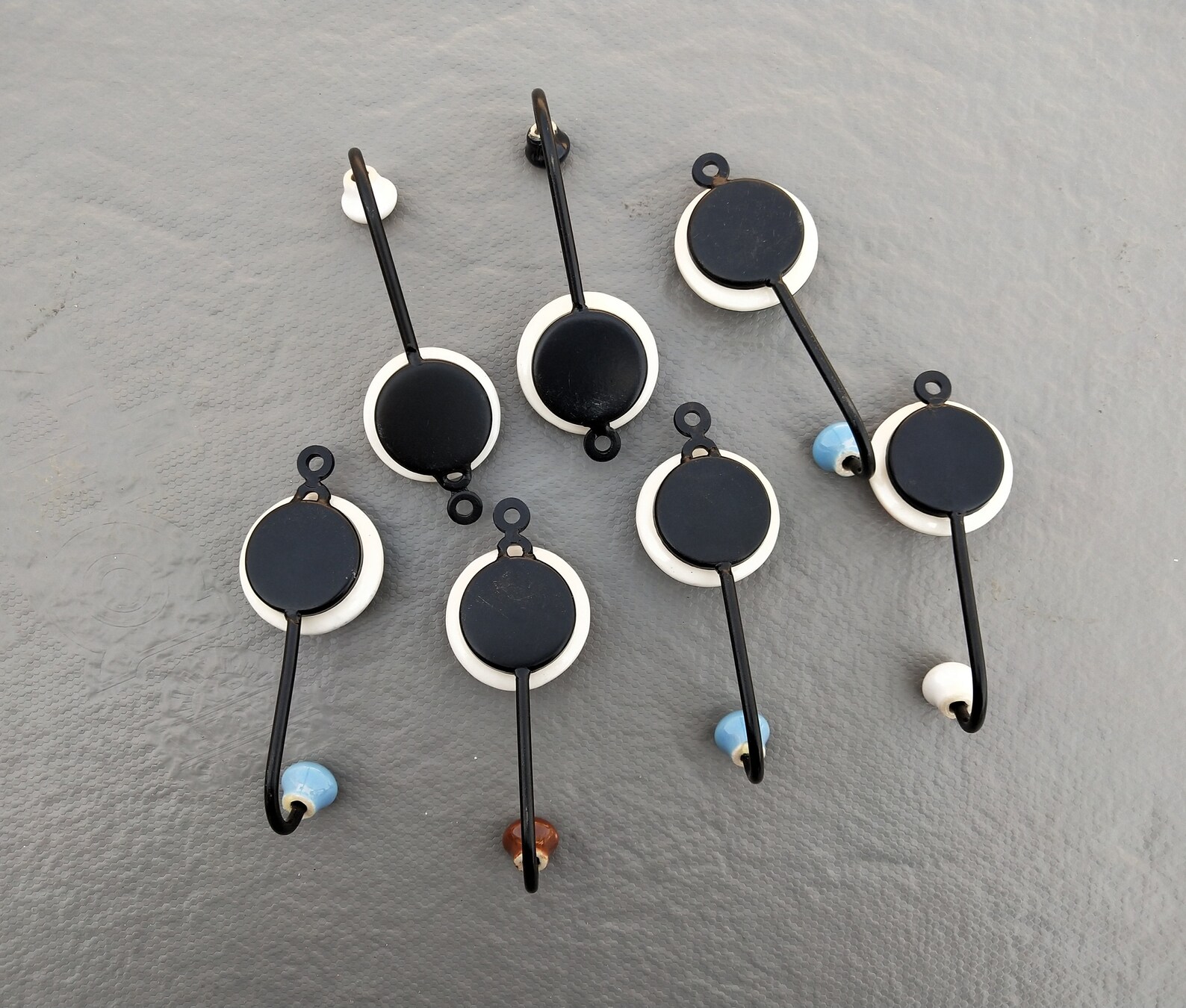 Gifting Purpose Hand Painted Ceramic Assorted Wall Hooks for - Etsy