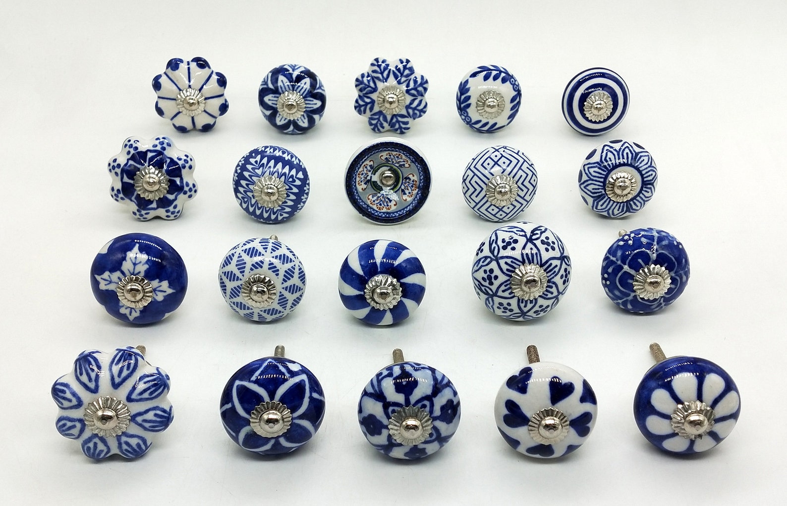 Knob King House Made All Colors Assorted Knobs / Choose Your Favorite Color Assorted Knobs / 8 ...