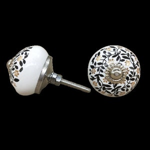 Premium Unique Style Hand Painted Ceramic Knobs/drawer Pulls/ Furniture ...
