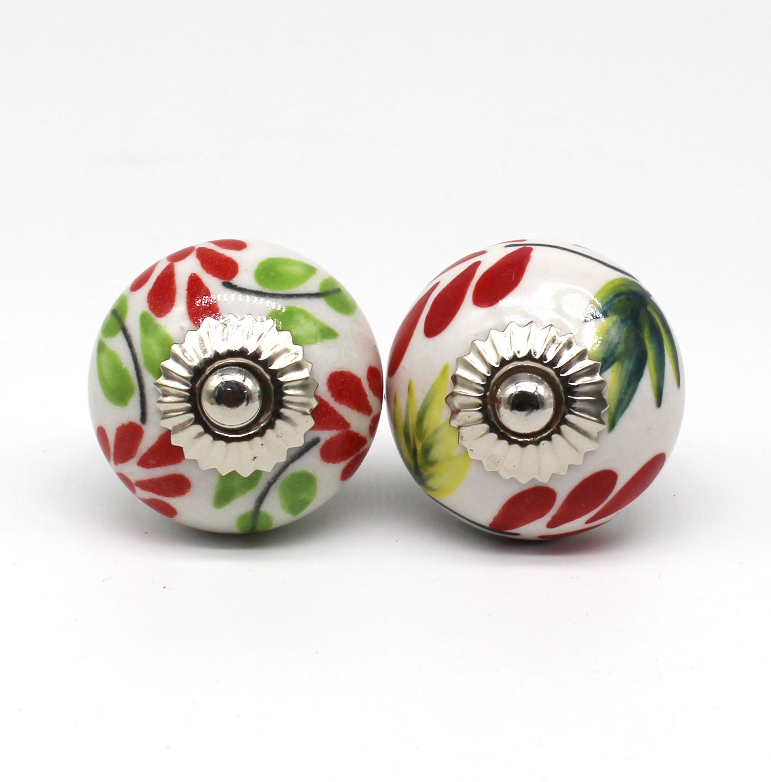 Large Round Shape Crater Knob, Large Printed Artistic Cabinet Knob and ...