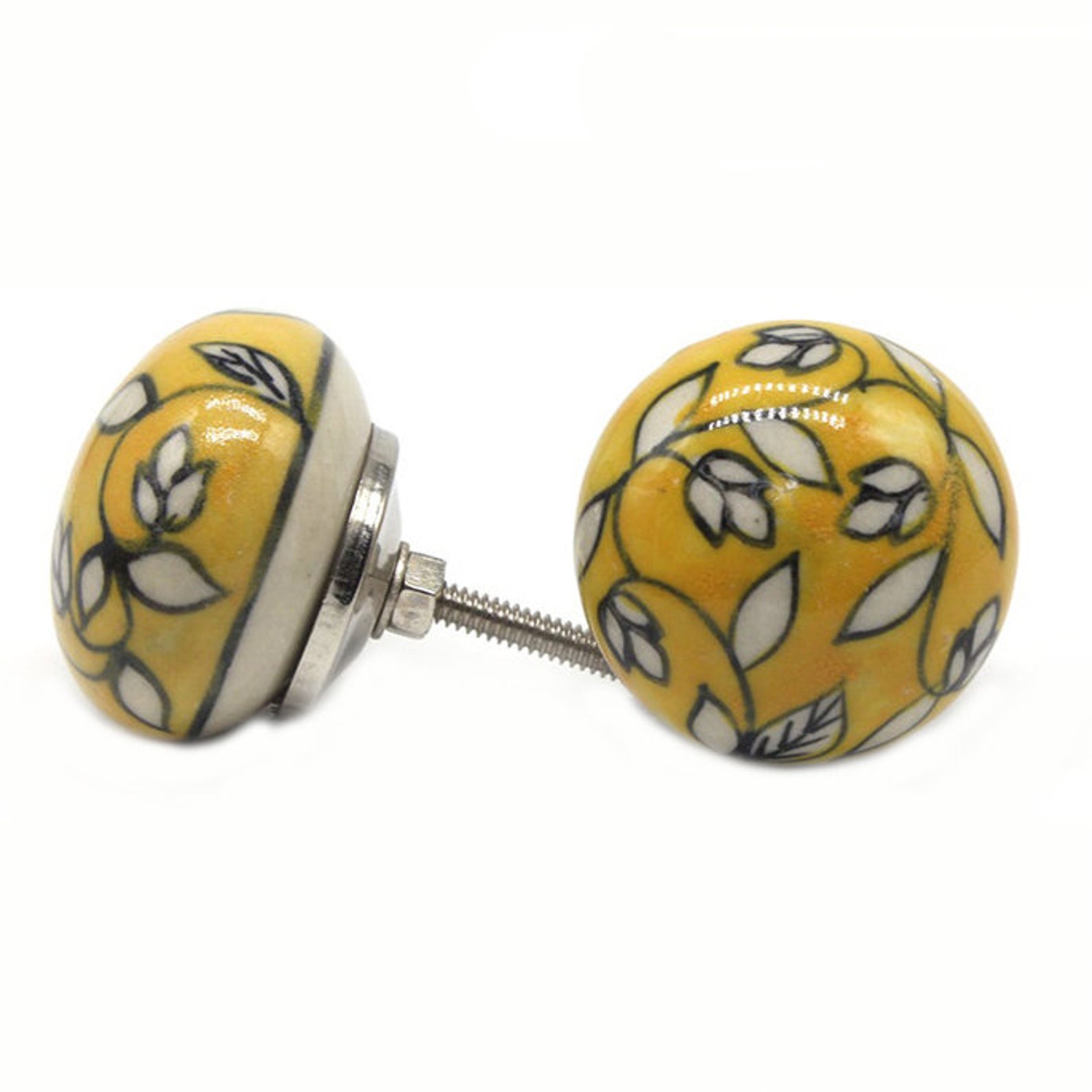 Specially Picked Hand Painted Ceramic Knobs / Drawer Pulls/ Furniture ...
