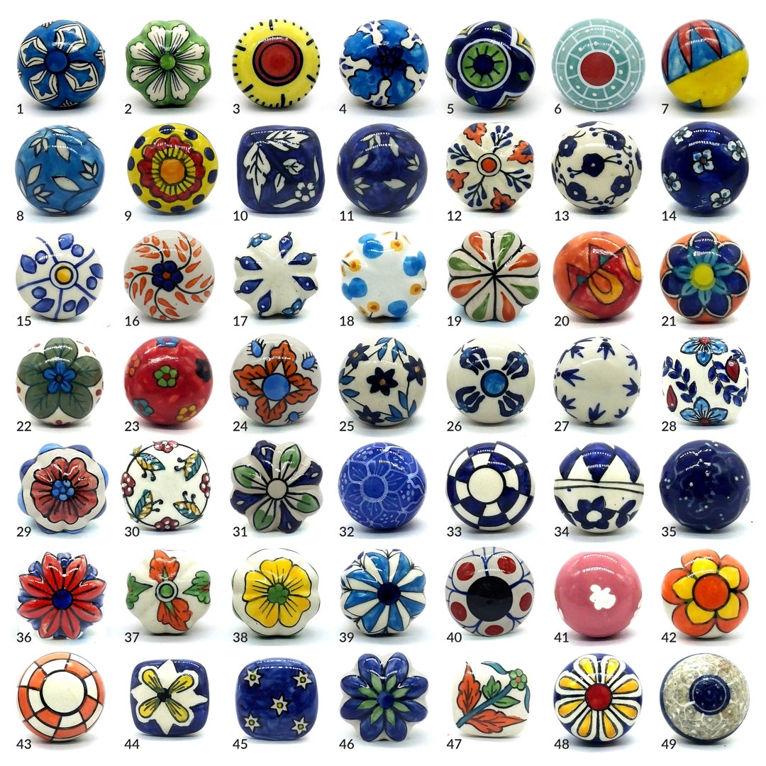 Specially Picked Hand Painted Ceramic Bottle Stoppers / Ceramic Cork ...