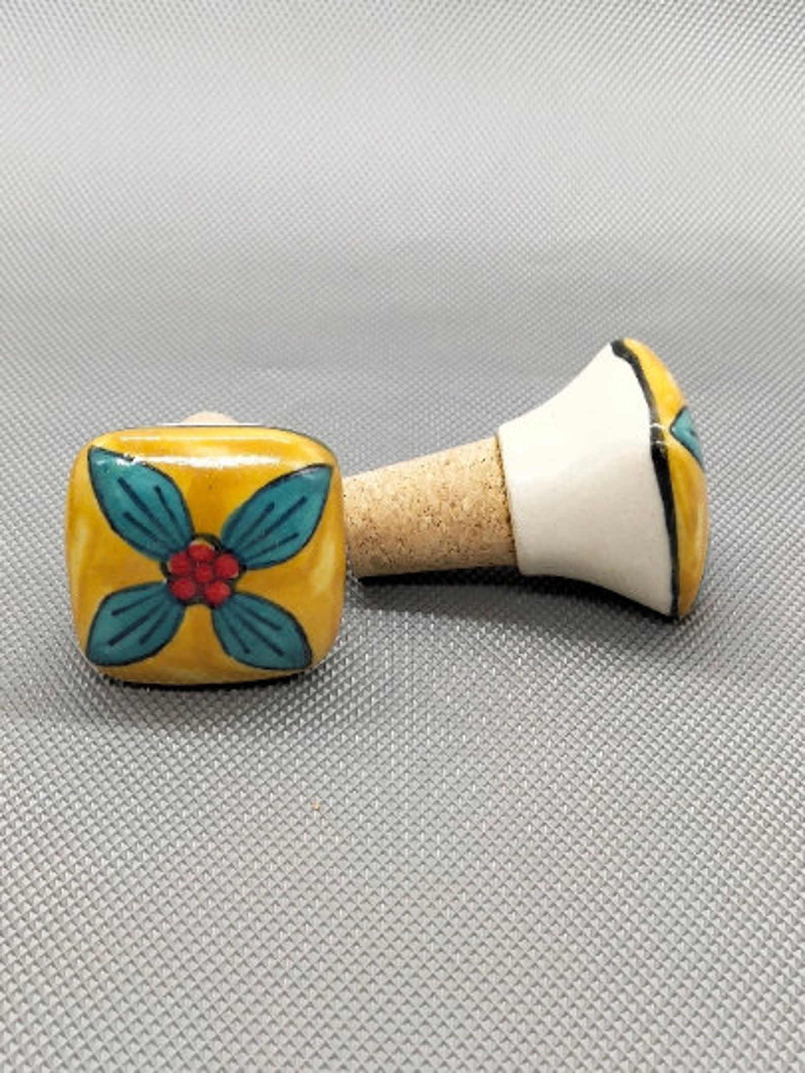 Specially Picked Hand Painted Ceramic Bottle Stoppers / Ceramic Cork ...