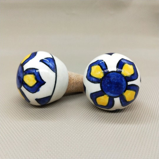 Specially Picked Hand Painted Ceramic Bottle Stoppers / - Etsy