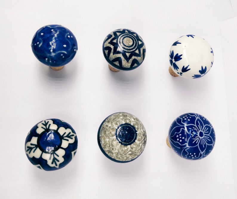 Christmas Gift Handpainted Ceramic Assorted Floral Wine Stoppers Set ...