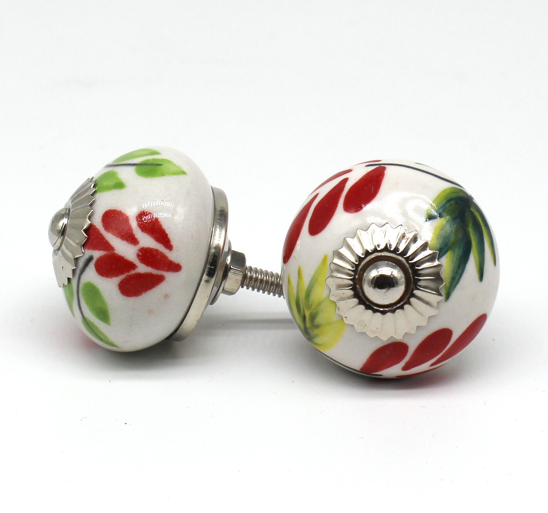 Large Round Shape Crater Knob, Large Printed Artistic Cabinet Knob and ...