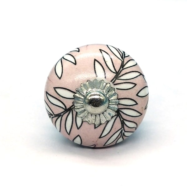 Pink Floral Drawer Knobs - Etsy