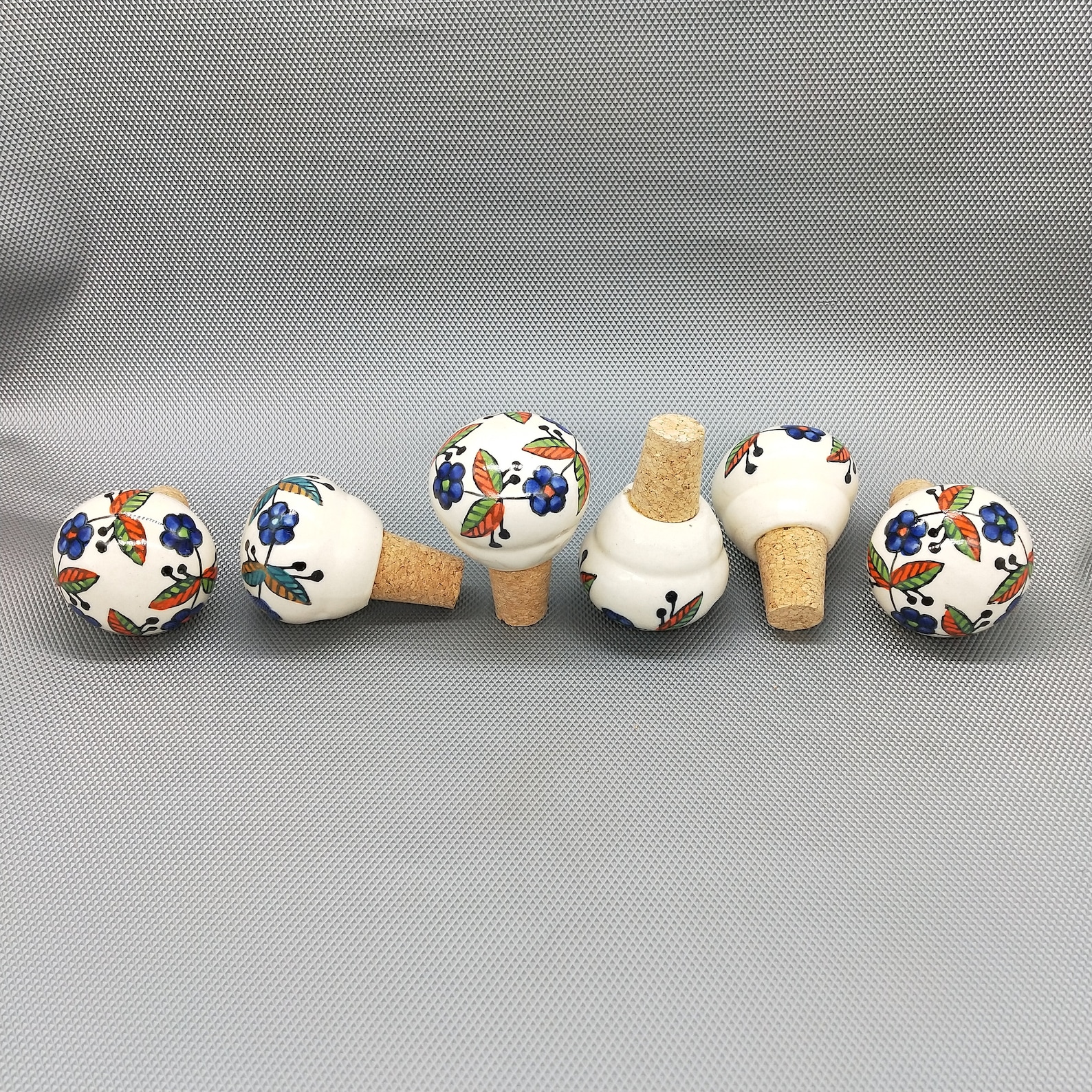 Ceramic Hand Painted Round Shape Combination of Floral Multi - Etsy