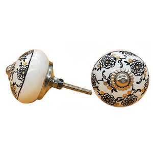 Premium Unique Style Hand Painted Ceramic Knobs/drawer Pulls/ Furniture ...